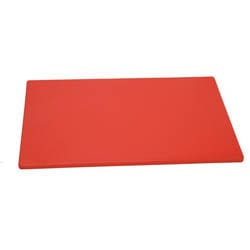Red Plastic Cutting Board 12 x 18 x 1/2-in | Northwestern Cutlery